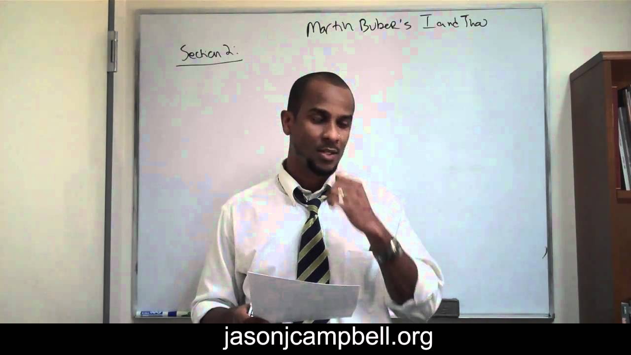7. Lecture Martin Buber I and Thou - YouTube