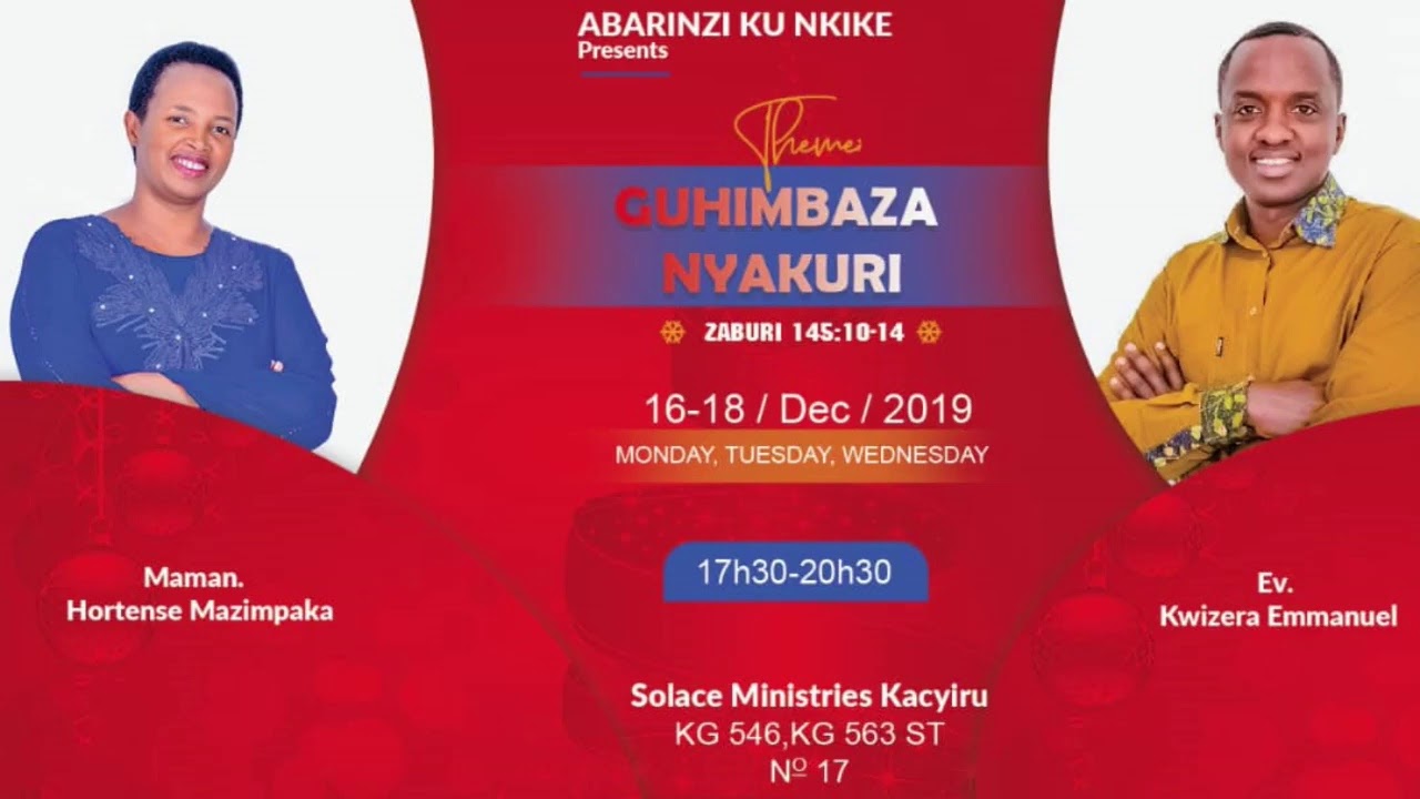 "GUHIMBAZA NYAKURI" Ev Jean Paul Nzaramba - YouTube