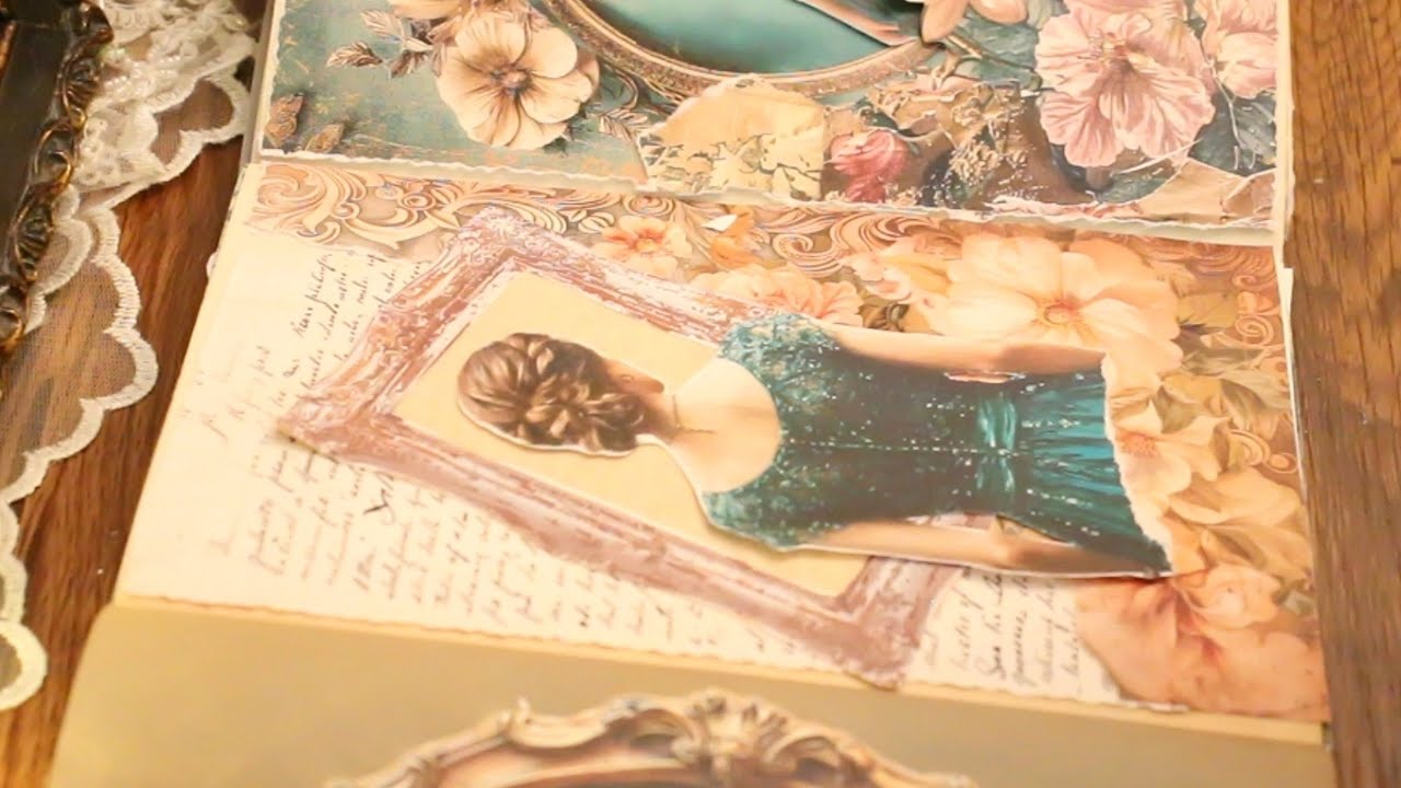 ASMR Create A Baroque Style Frame Flap Page Themed Atonement Reverie # ...