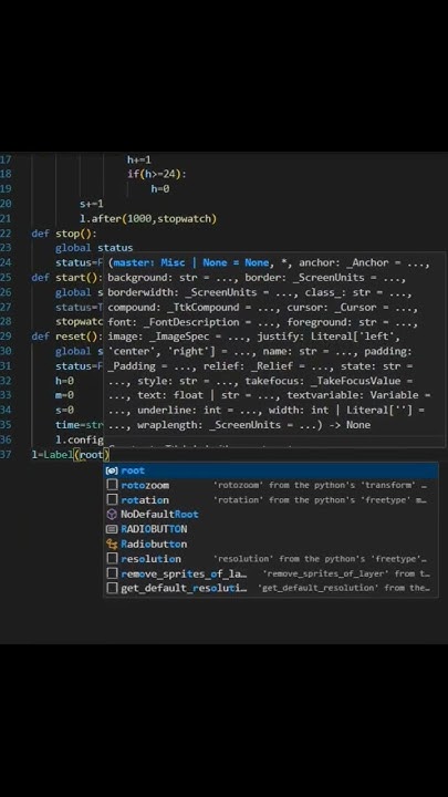 Create a stopwatch using python #programming #coding #gui - YouTube