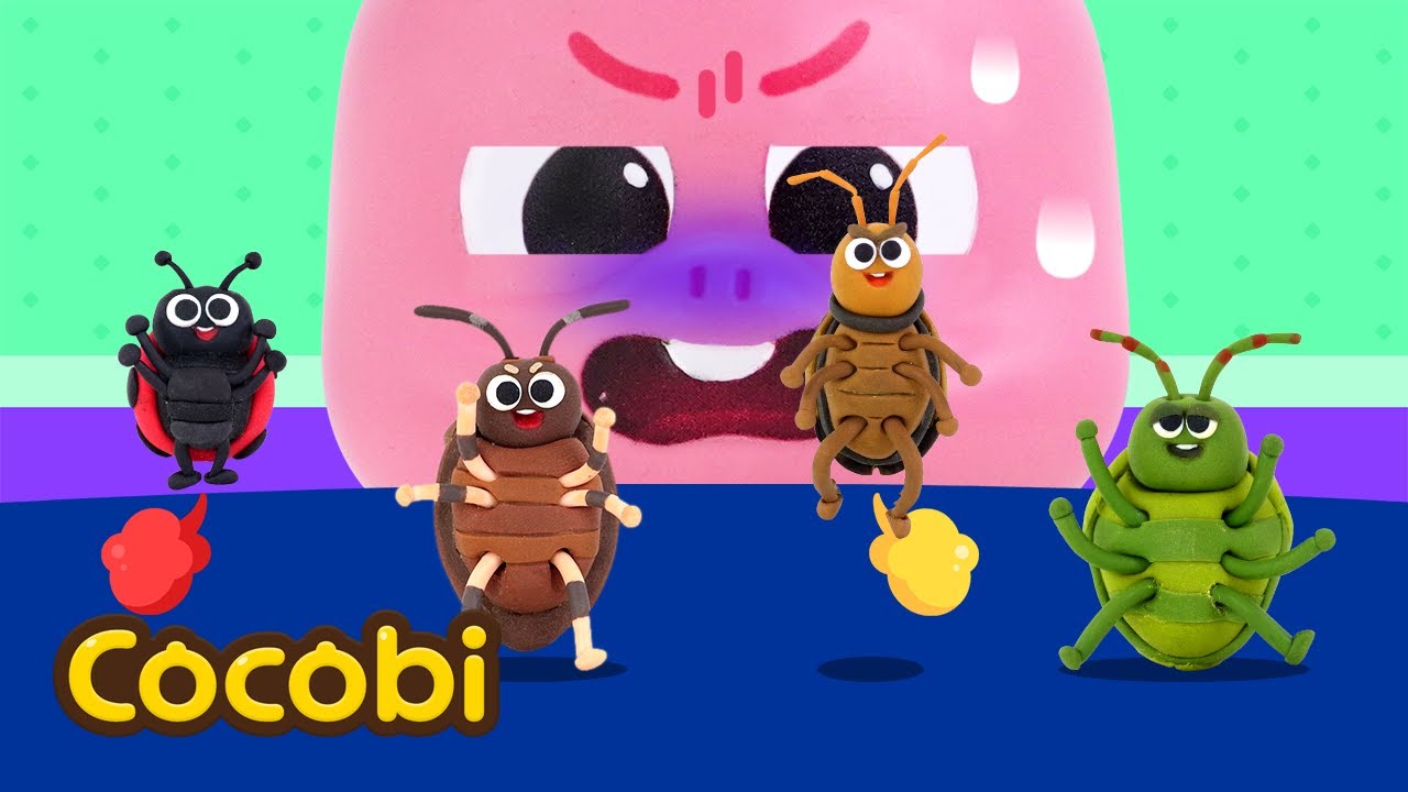 Farting Bugs Jumping on the Bed😱 + More Fun Songs for Kids | Cocobi ...
