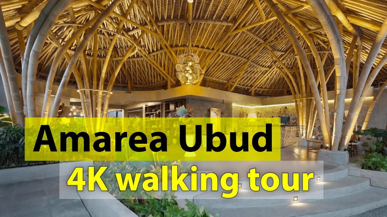 [4K] Bali, Amarea Ubud, Relaxing Walking tour - From Day to Night ...
