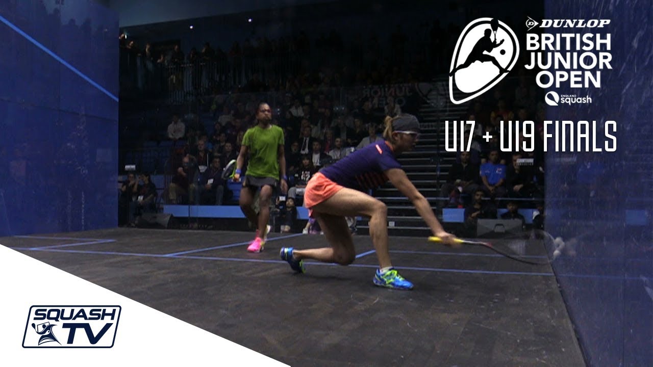 Squash: U17 + U19 Finals Highlights - Dunlop British Junior Open 2018 ...