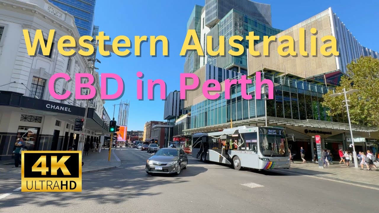 【4K Walk】Walking in Perth CBD in Western Australia 2024 - YouTube