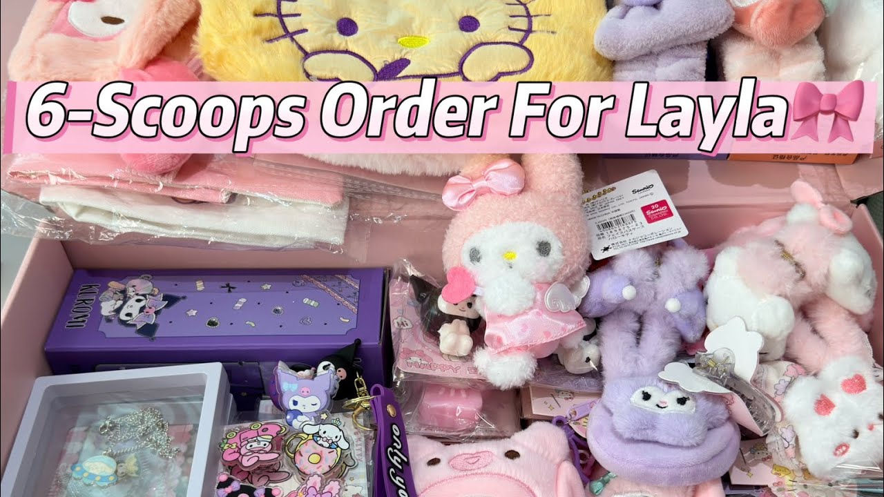 Let’s pack 6-scoops order for Layla🩷#sanrio #luckyscoop #mysterybox # ...