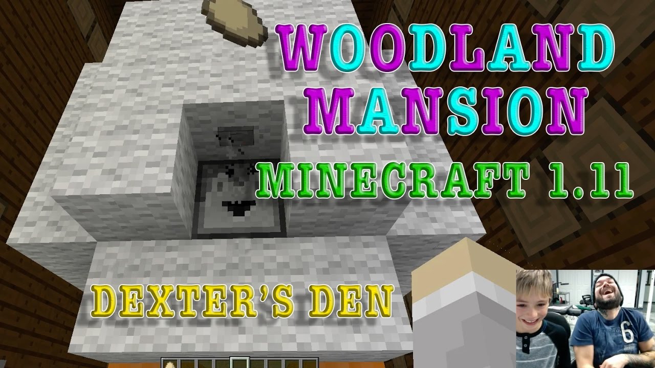 Dexter's Den - Minecraft 1.11 Beta Finding the Woodland Mansion - YouTube
