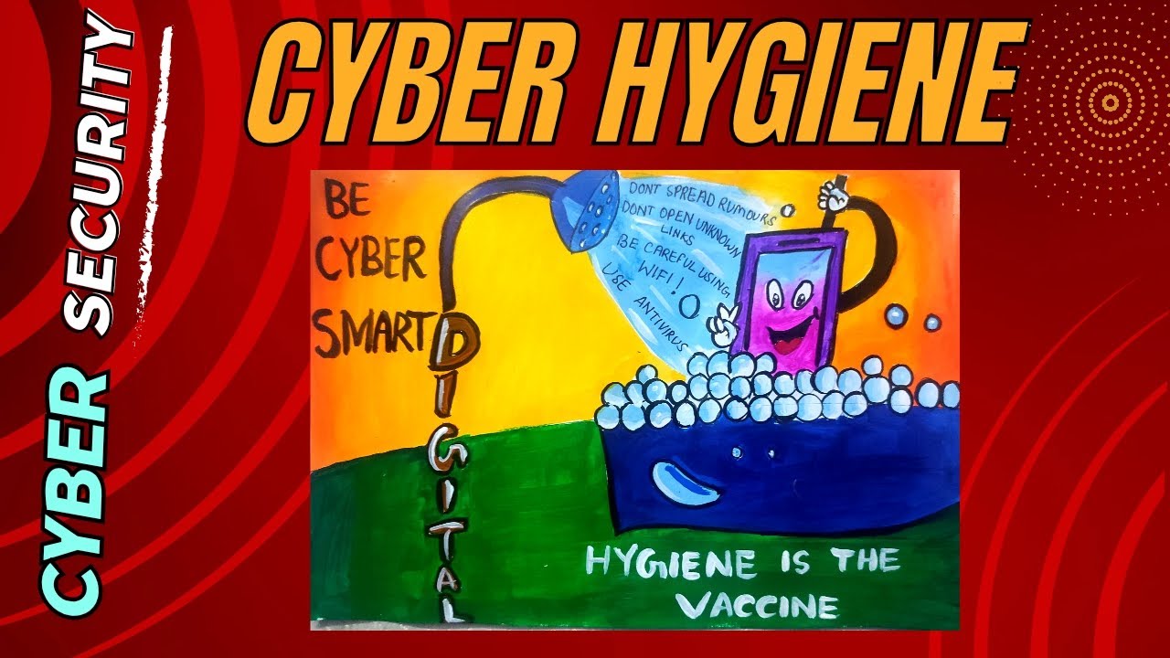 Poster on Cyber security | Cyber hygiene poster making | Cyber Safety ...