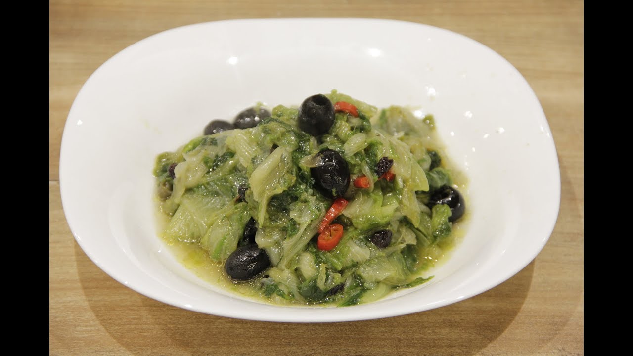 SCAROLA SALTATA - ricetta velocissima e semplicissima - YouTube