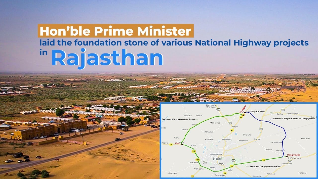 PM Modi laid the foundation stone for multiple National Highway ...