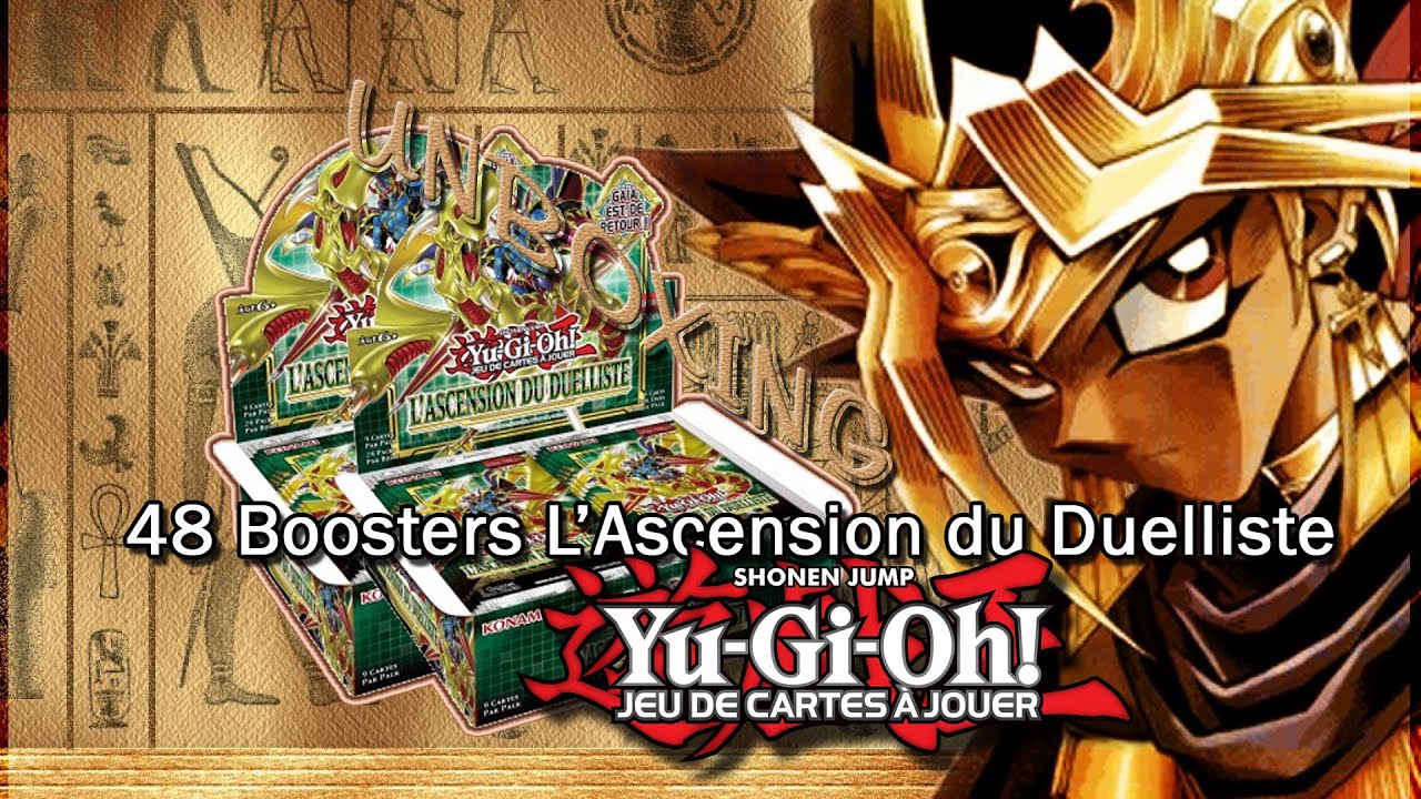 Yu Gi Oh Unboxing Lascension Du Duelliste Ouverture De Deux Boites