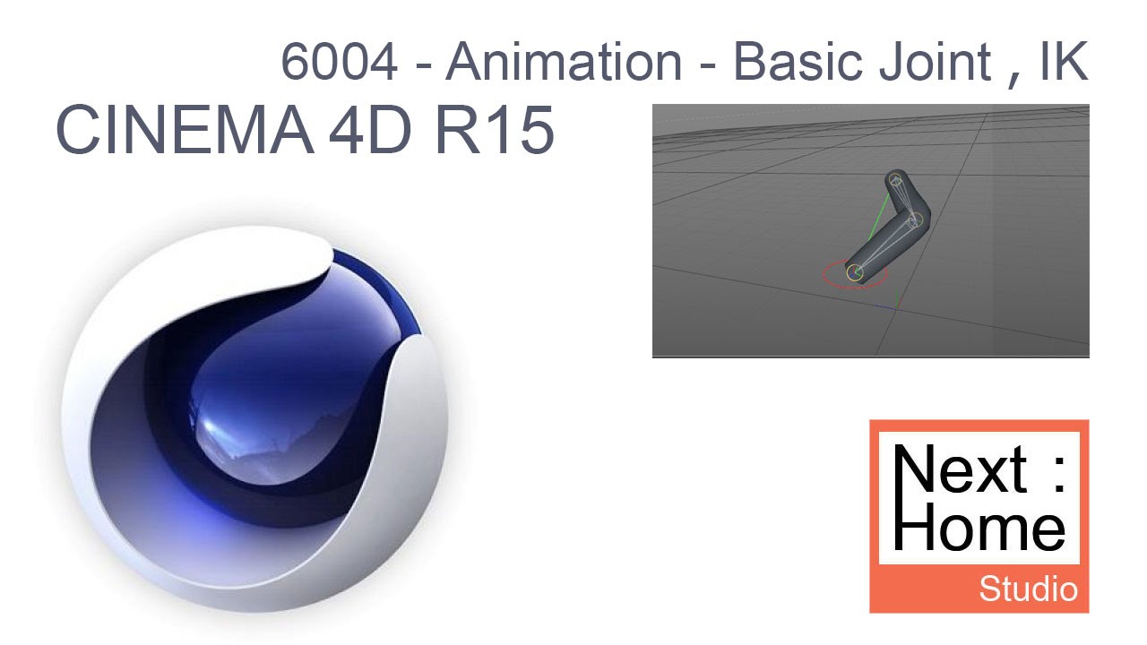 6004 Cinema 4D basic Joint และ IK - YouTube