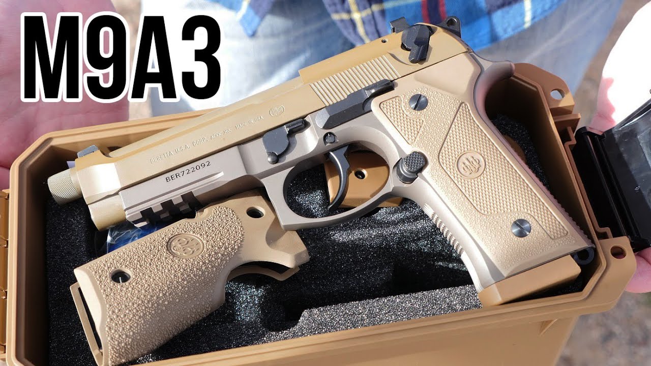 Beretta M9A3 Pistol (SHOT SHOW 2016) - YouTube