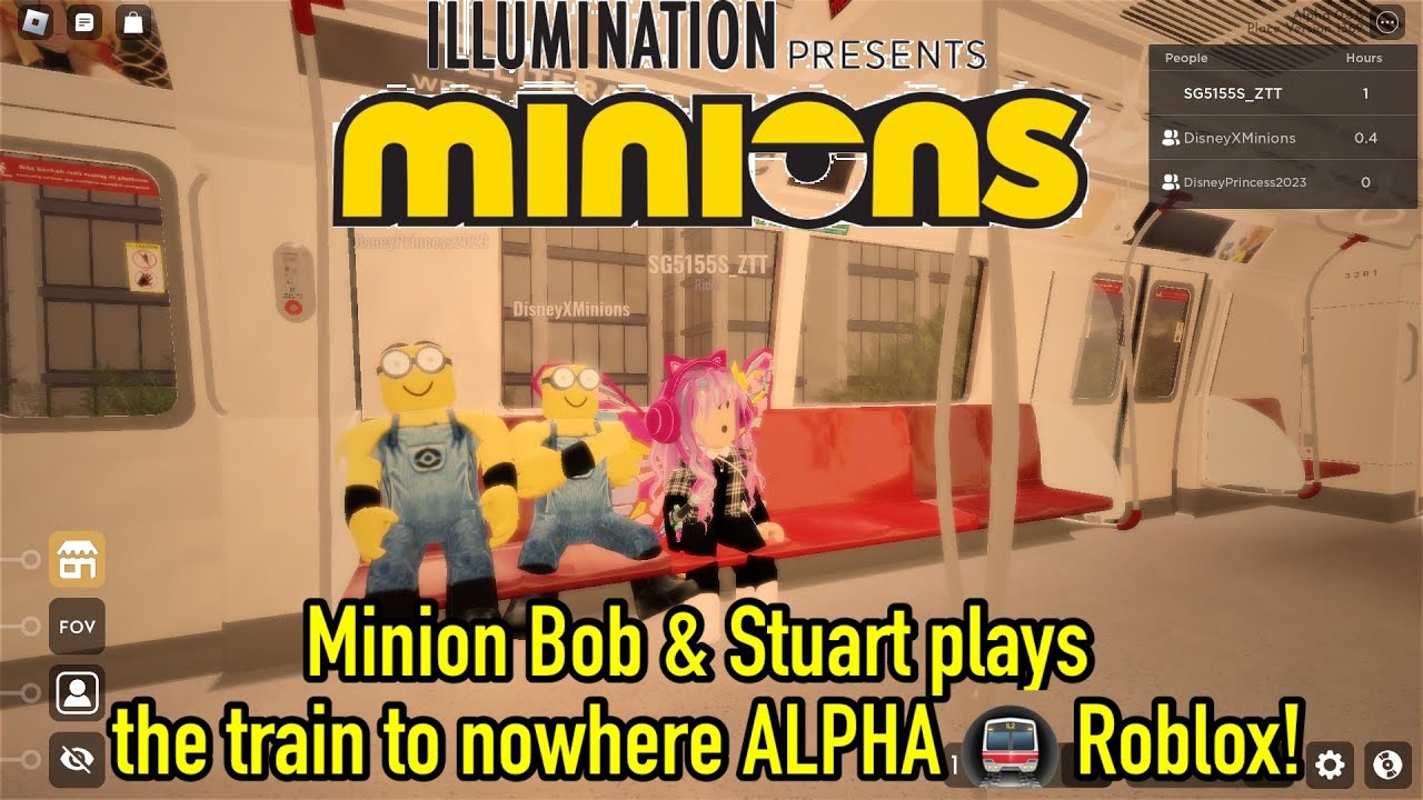 Minion Bob & Stuart plays the train to nowhere ALPHA 🚇 Roblox! - YouTube