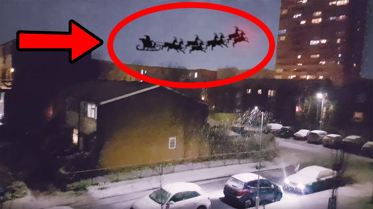 Drone Catches Santa Claus FLYING On Camera 😱 - YouTube