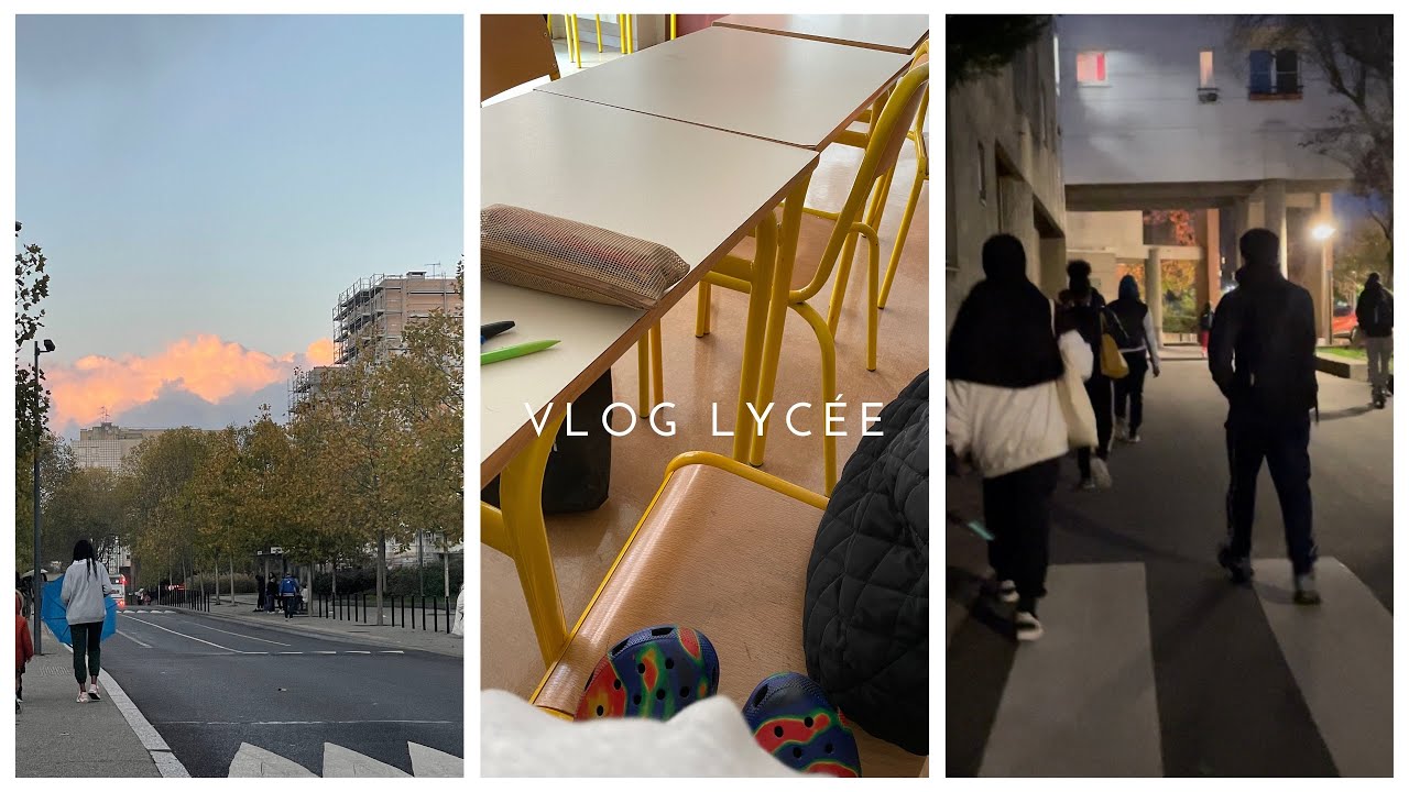 Vlog#6 une semaine au lycée avec moi 🎓 - YouTube