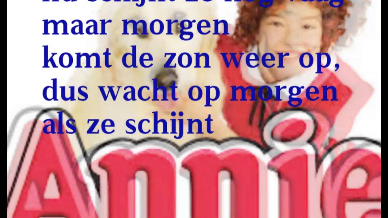 Annie - morgen met tekst Chords - Chordify