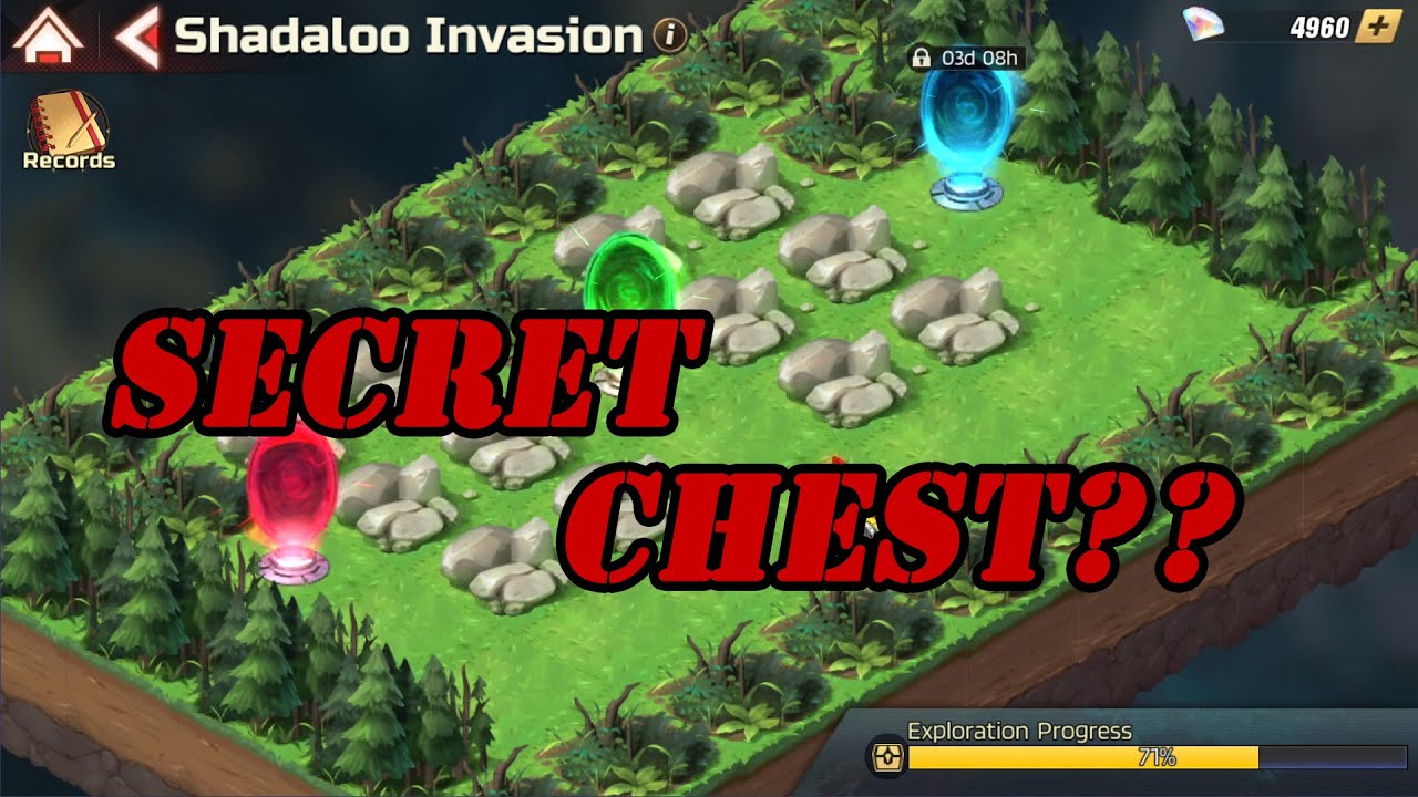 [SF Duel] Shadaloo Invasion Green Portal Map Secret Chest? - YouTube