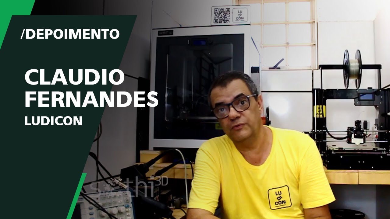 Impressão 3D mudando vidas - Depoimento Claudio Fernandes - YouTube