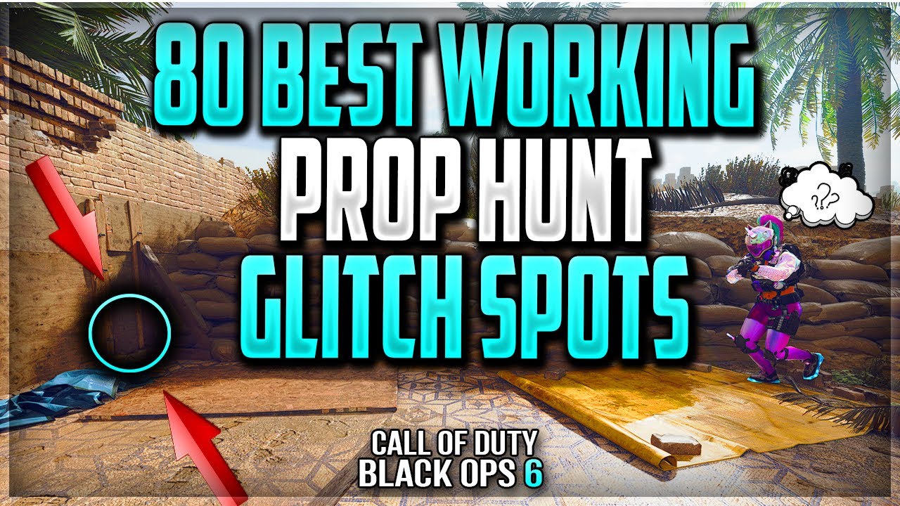 Black Ops 6: *80* BRAND NEW Prop Hunt Glitch Spots On Every Map ! Best ...