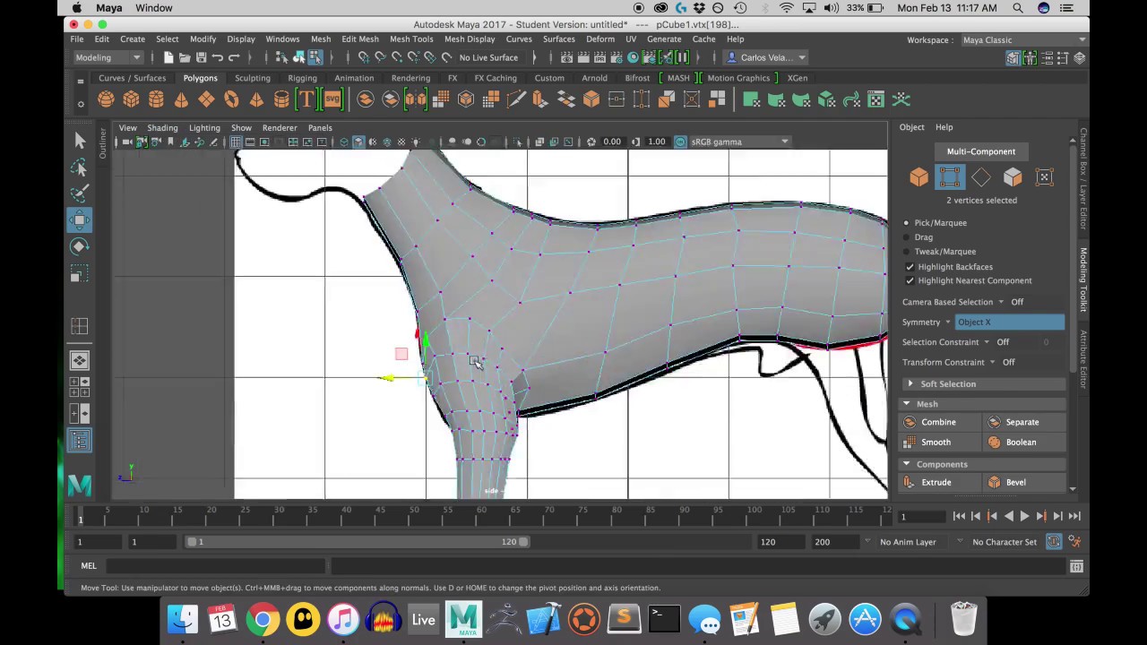 Dog Modeling tutorial pt.2 [Maya 2017] - YouTube