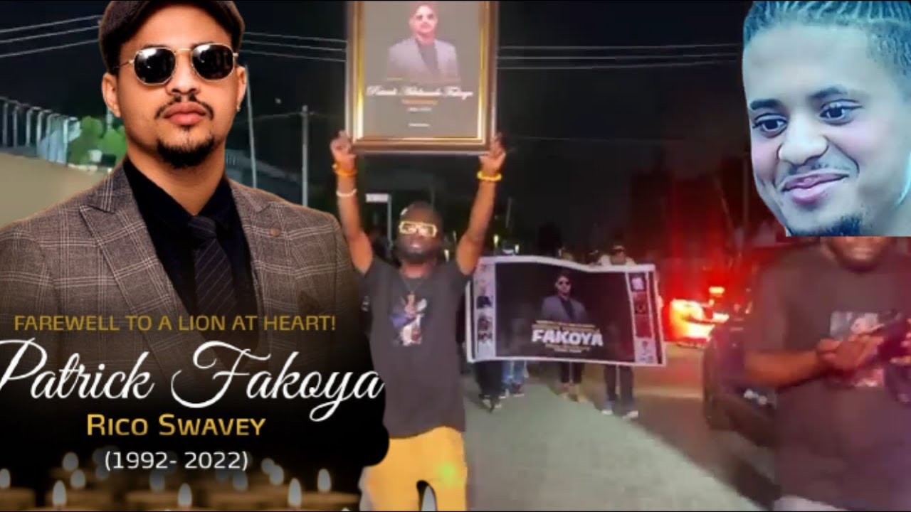 BBN Rico Swavey Candle Procession Fans And Friends Pays Respect - YouTube