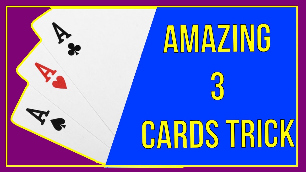 AMAZING 3 CARDS TRICKS - YouTube
