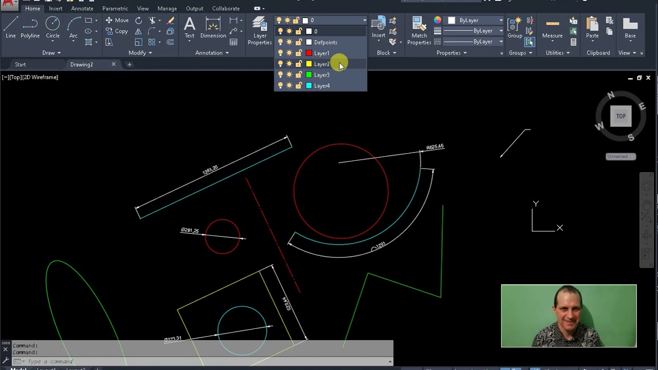 To current AutoCAD layer - YouTube