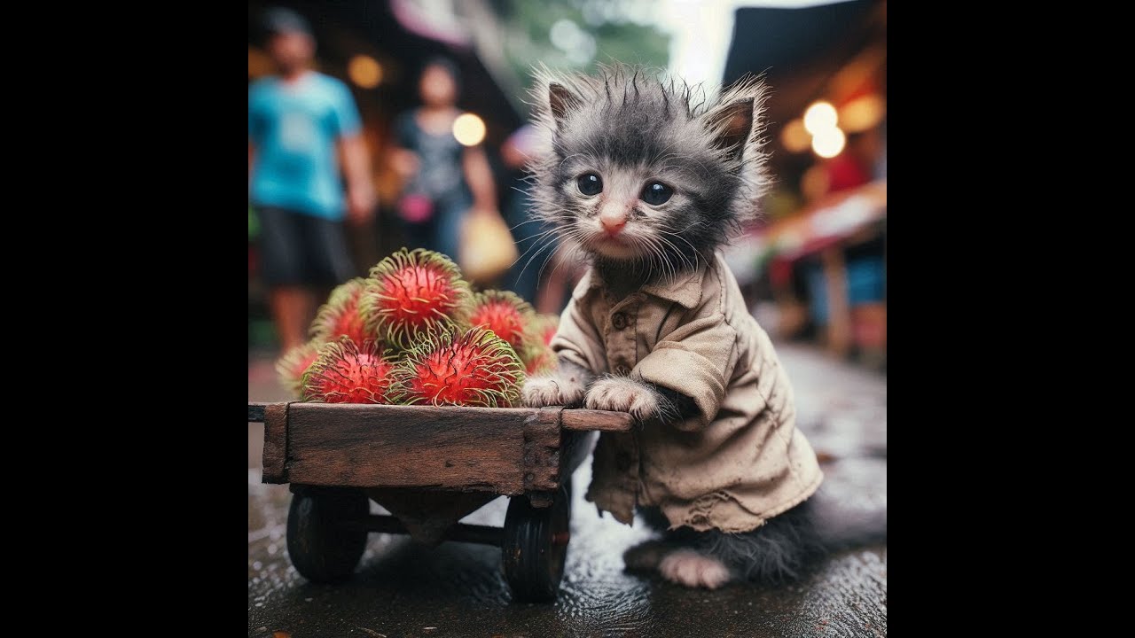 😿 Fragile Kitten Works Hard to Survive – Heartbreaking but Inspiring! ️ ...