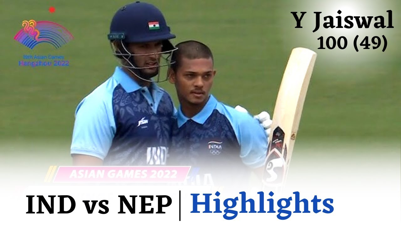 India vs Nepal Highlights Asian Games 2023 | IND vs NEP Asian Games ...