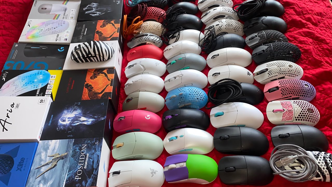 The Largest Gaming Mouse Collection In The World (shocking) - YouTube