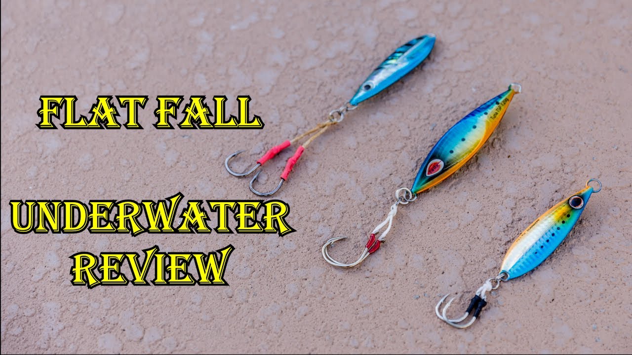 Flat Fall Underwater Review (Salt Water Jigs) - YouTube