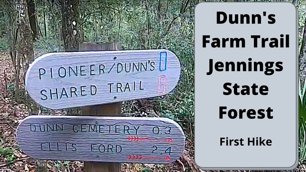 Dunn's Farm Trail Hike Jennings State Forest - YouTube