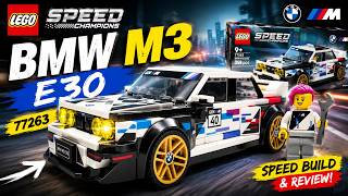 BMW M3 E30 Made of LEGO?! 😱 | Speed Build & Review – LEGO 77263