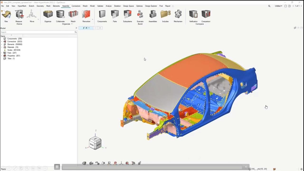 HyperWorks 2022.2 Release Highlights: Model Build and Assembly - YouTube