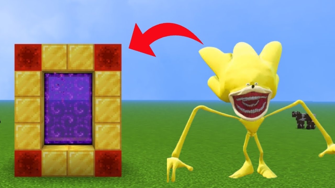CARA MEMBUAT PORTAL SUPER YELLOW SHIN SONIC - MINECRAFT - YouTube