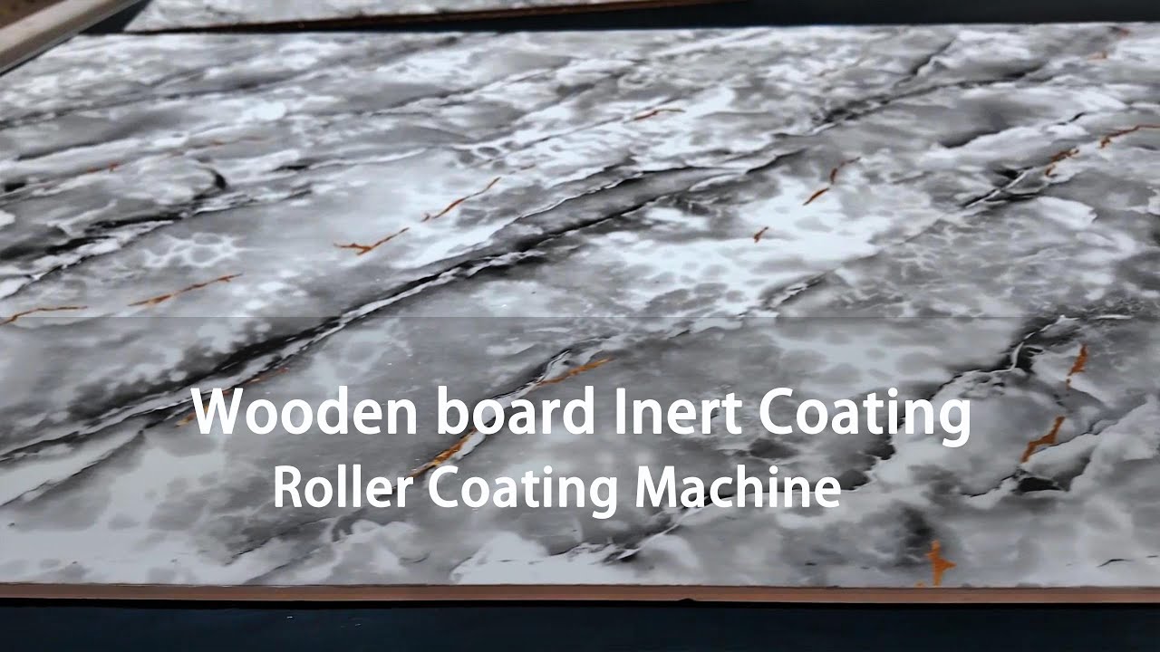 Wooden Board Inert Coating Stone Effect Roller Coating for furniture ...