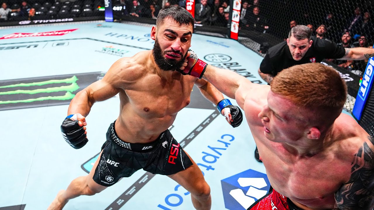 UFC 323 Fight Motion: Two title upsets in super slow motion