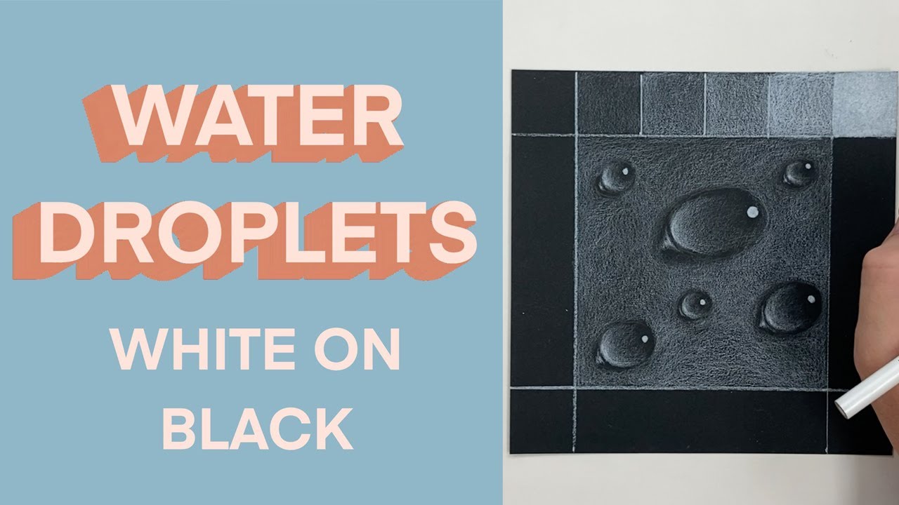 Water Droplet Drawing Tutorial - YouTube
