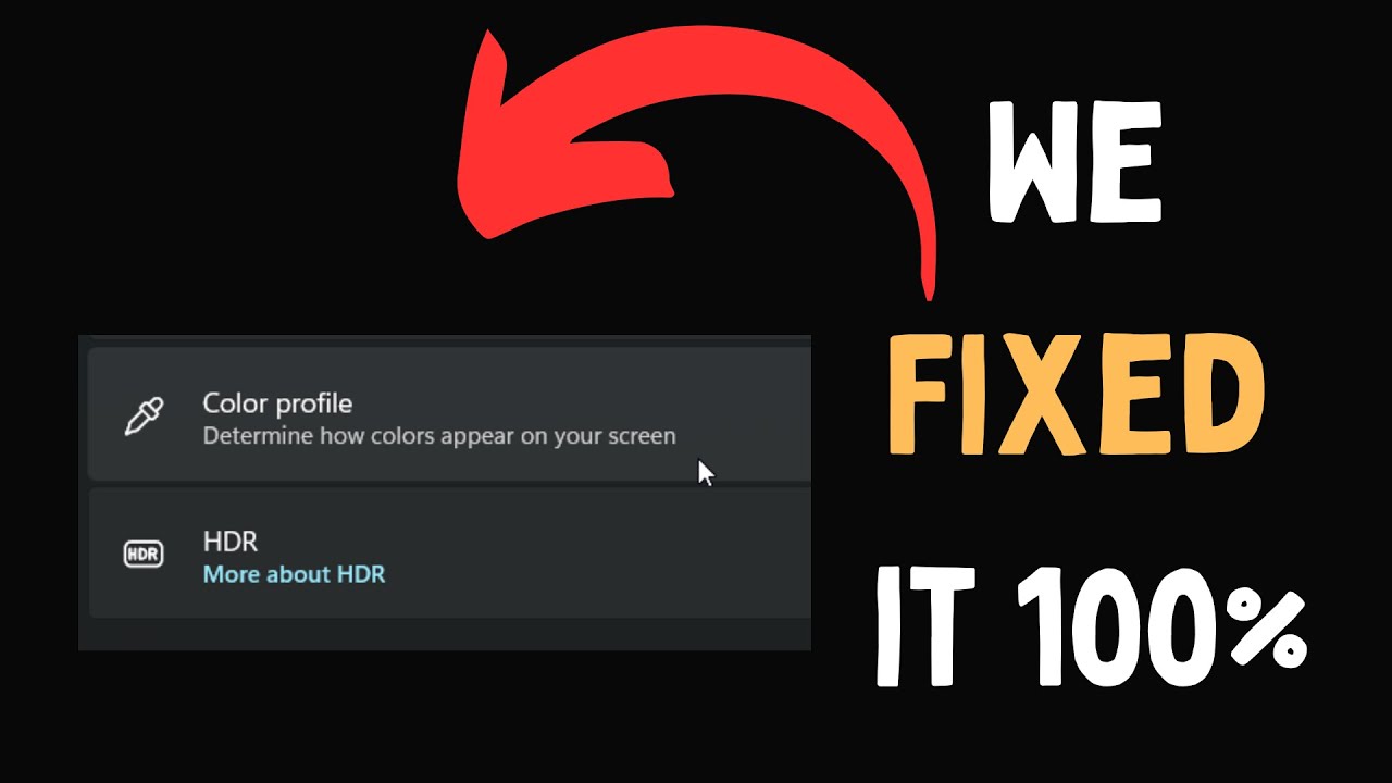 How To Manage Color Profile Windows 11 - YouTube