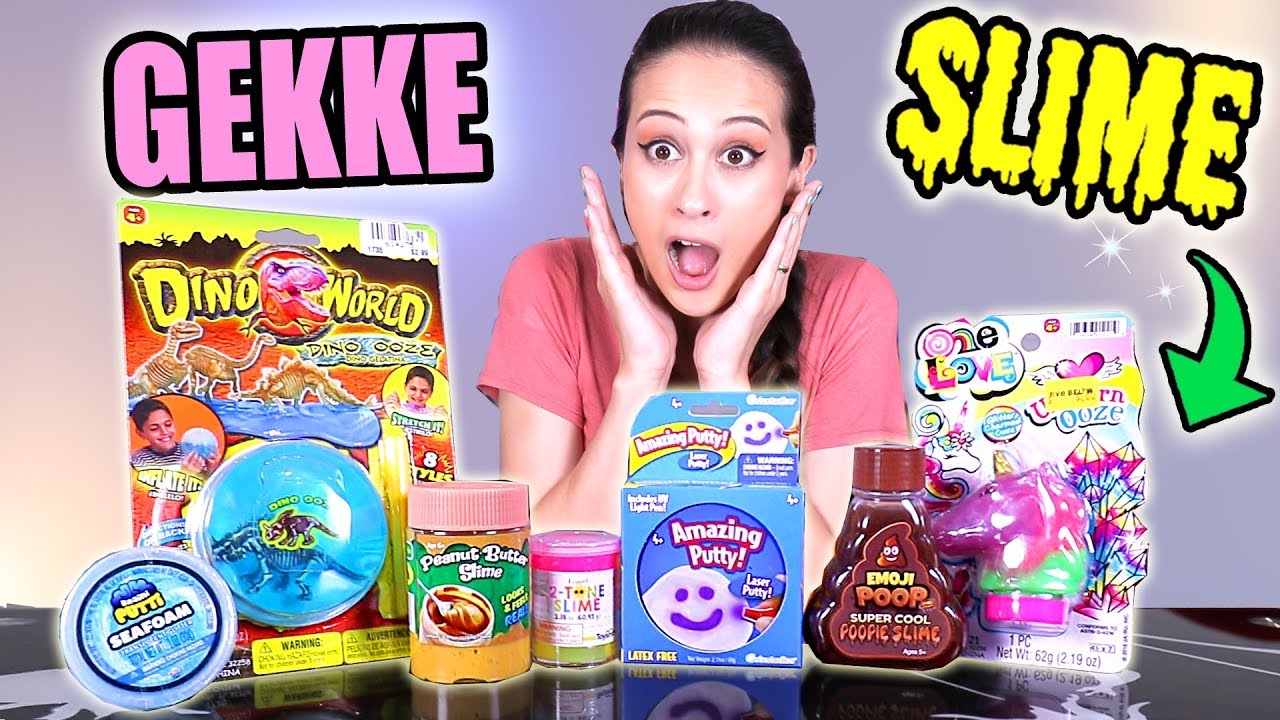 DE RAARSTE SLIJM PAKKETJES UITPROBEREN! || Slime Sunday - YouTube