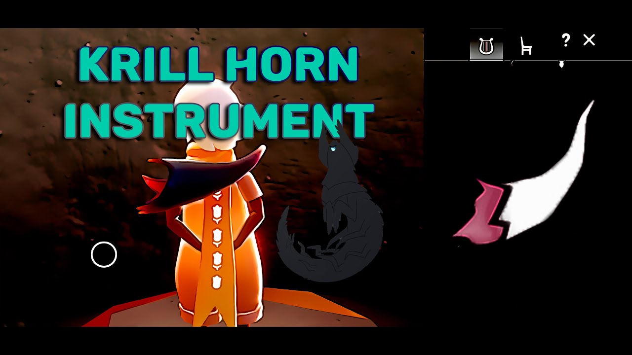 Krill horn instrument sound on sky children of the light | sky cotl ...