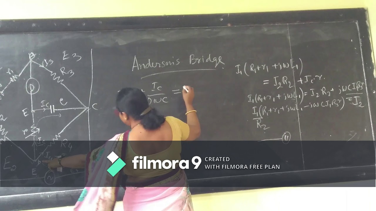 Anderson Bridge with Phasor diagram from Netaji Subhash Engineering ...