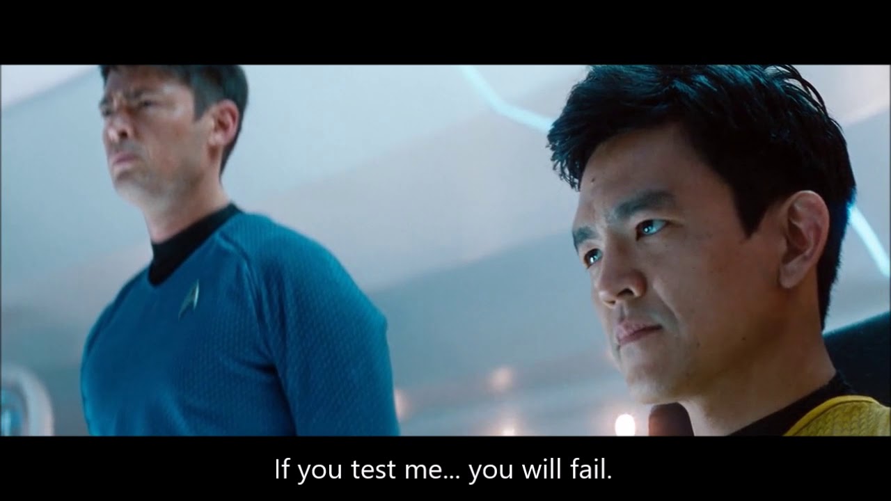 Start Trek Into Darkness - If you test me.. you will fail. - YouTube