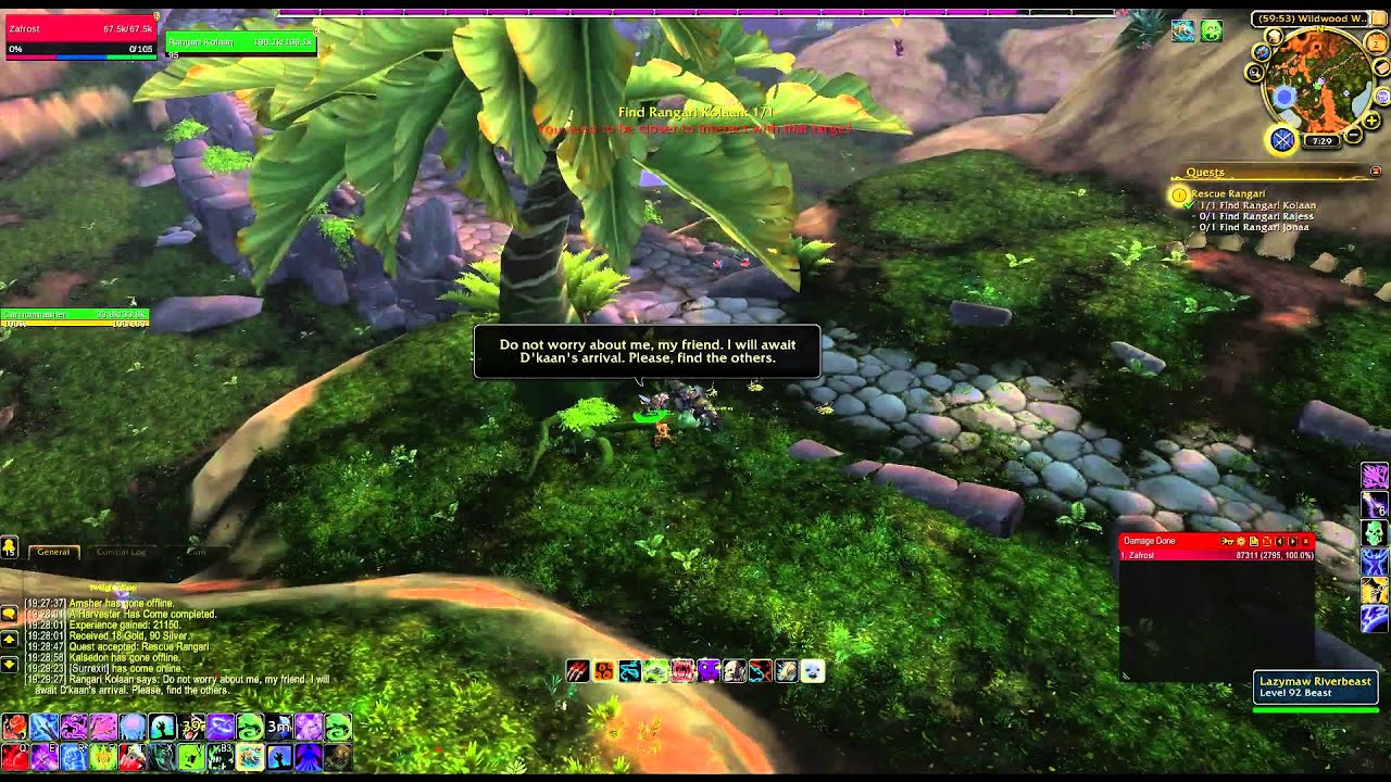 Rescue Rangari WoW We Need An Outpost - YouTube