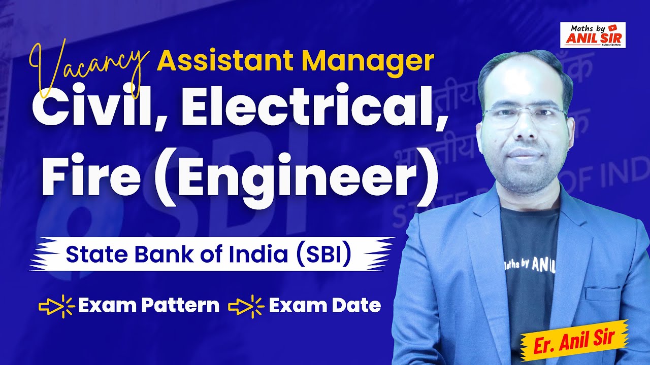 State Bank of India (SBI) || Assistant Manager Engineer (Civil ...