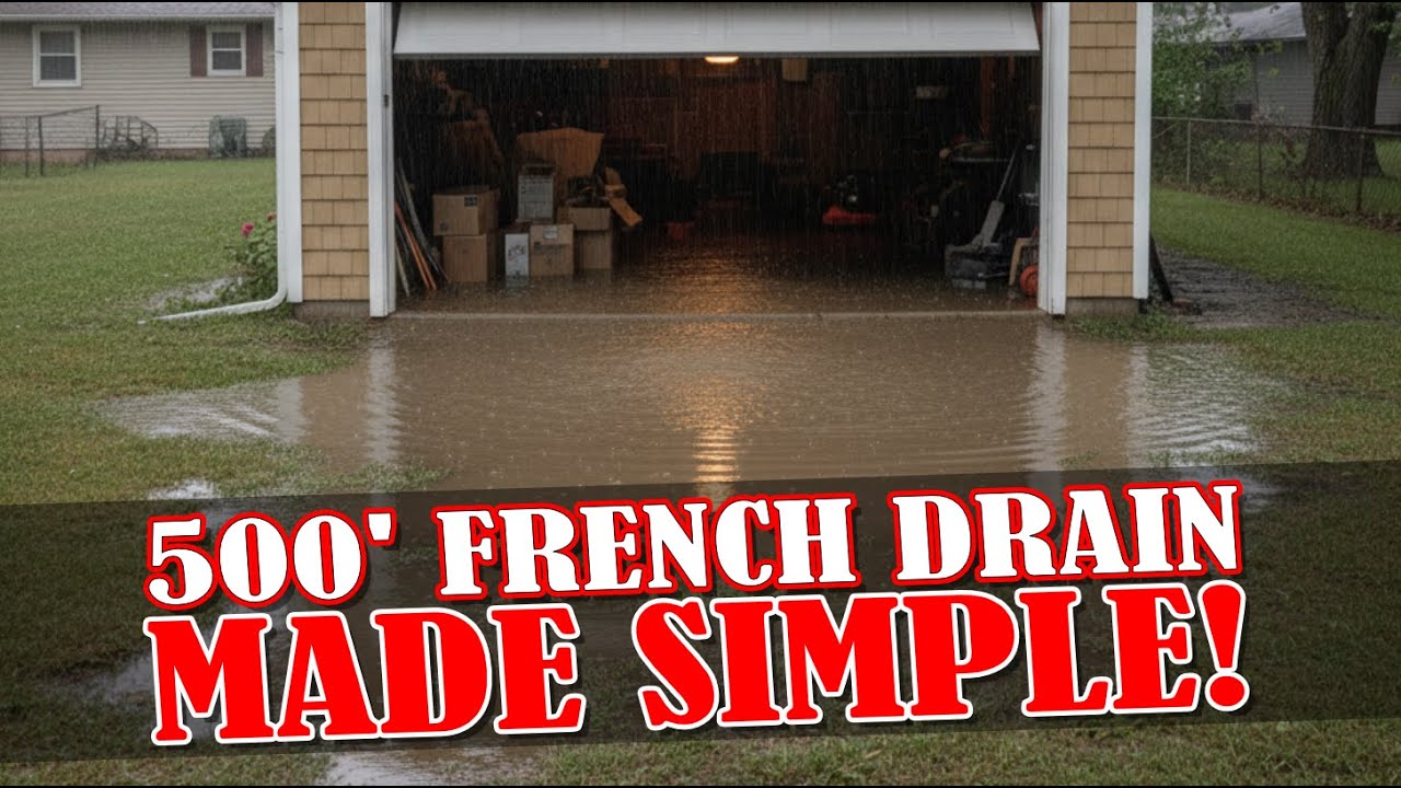 Foundation French Drain Perimeter French Drain Combined Tutorial DIY ...
