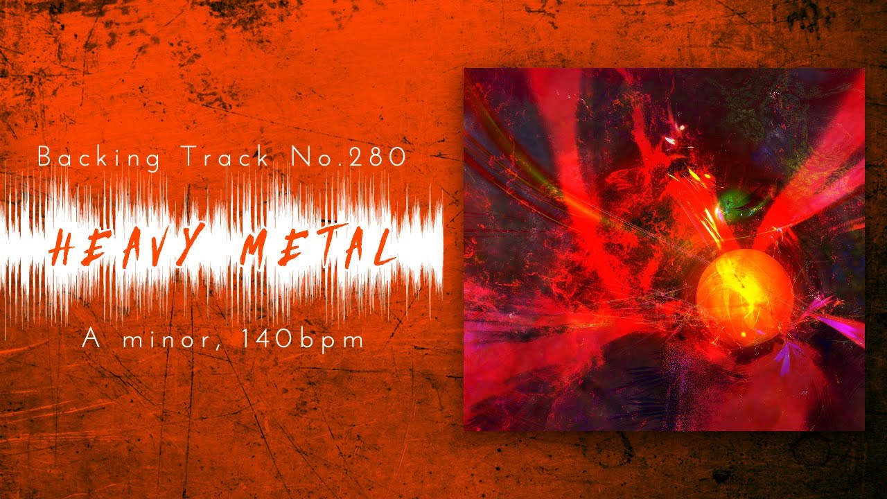 Fast Heavy Metal Backing Track in Am | BT-280 - YouTube
