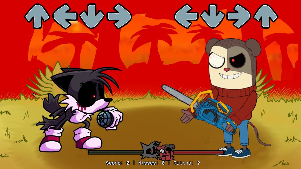 FNF Tails vs NEW Trifle Thumb All Phases Sings Chasing | Tails EXE FNF ...