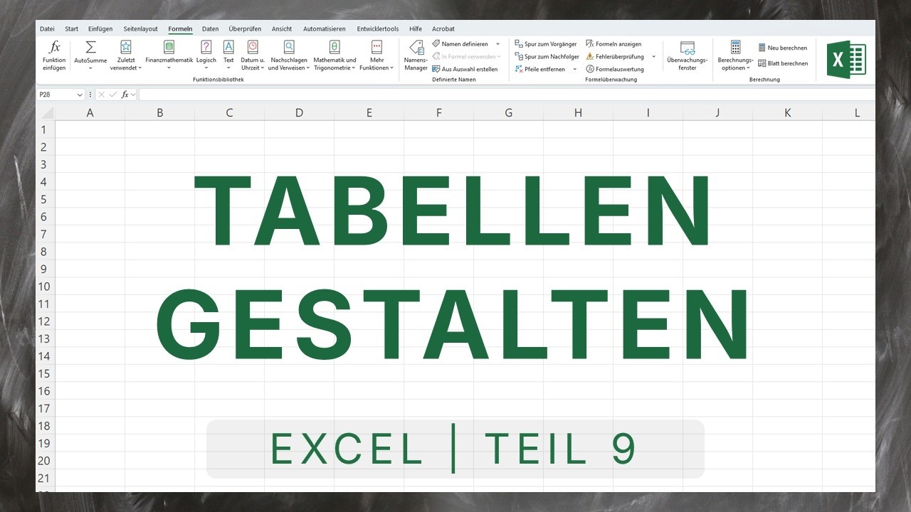 Schöne Tabelle Machen | Excel-Tabellen mit Farben gestalten – JPNQ