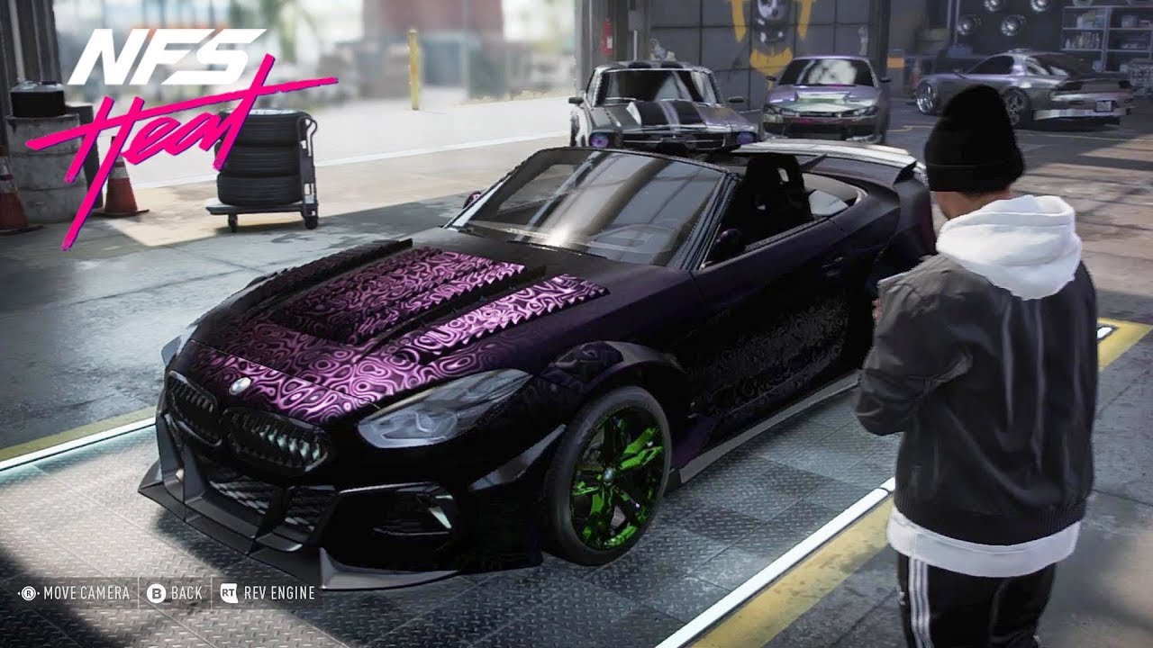 NFS Heat - Custom Car Garage Showcase - YouTube